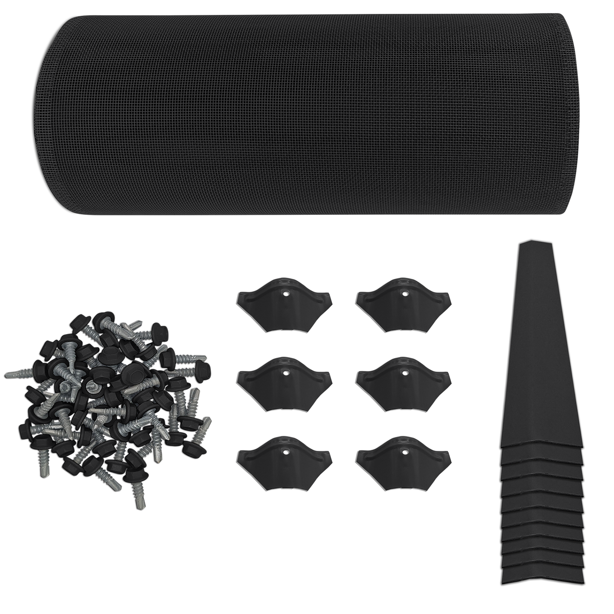 Corrugated Box Gutter Guard Kit - 2mm Aluminium - Ember Guard Kit ...